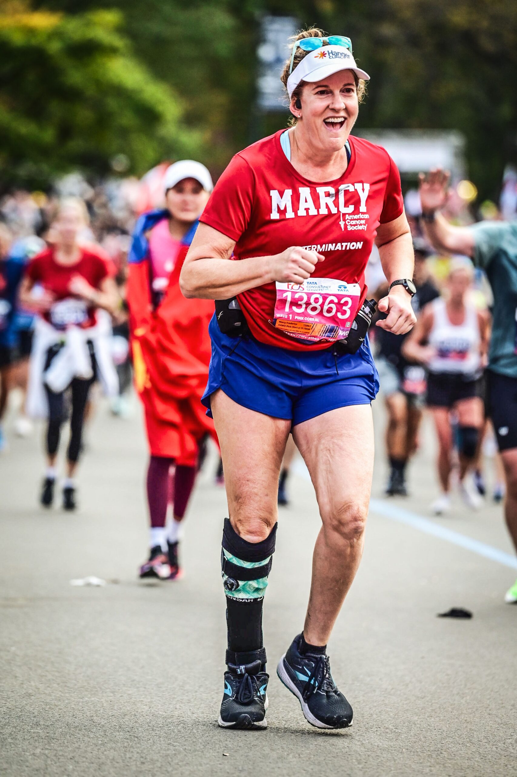 Hanger Clinic | Marcy Runs NYC Marathon Again After 25 Years Thanks to ...