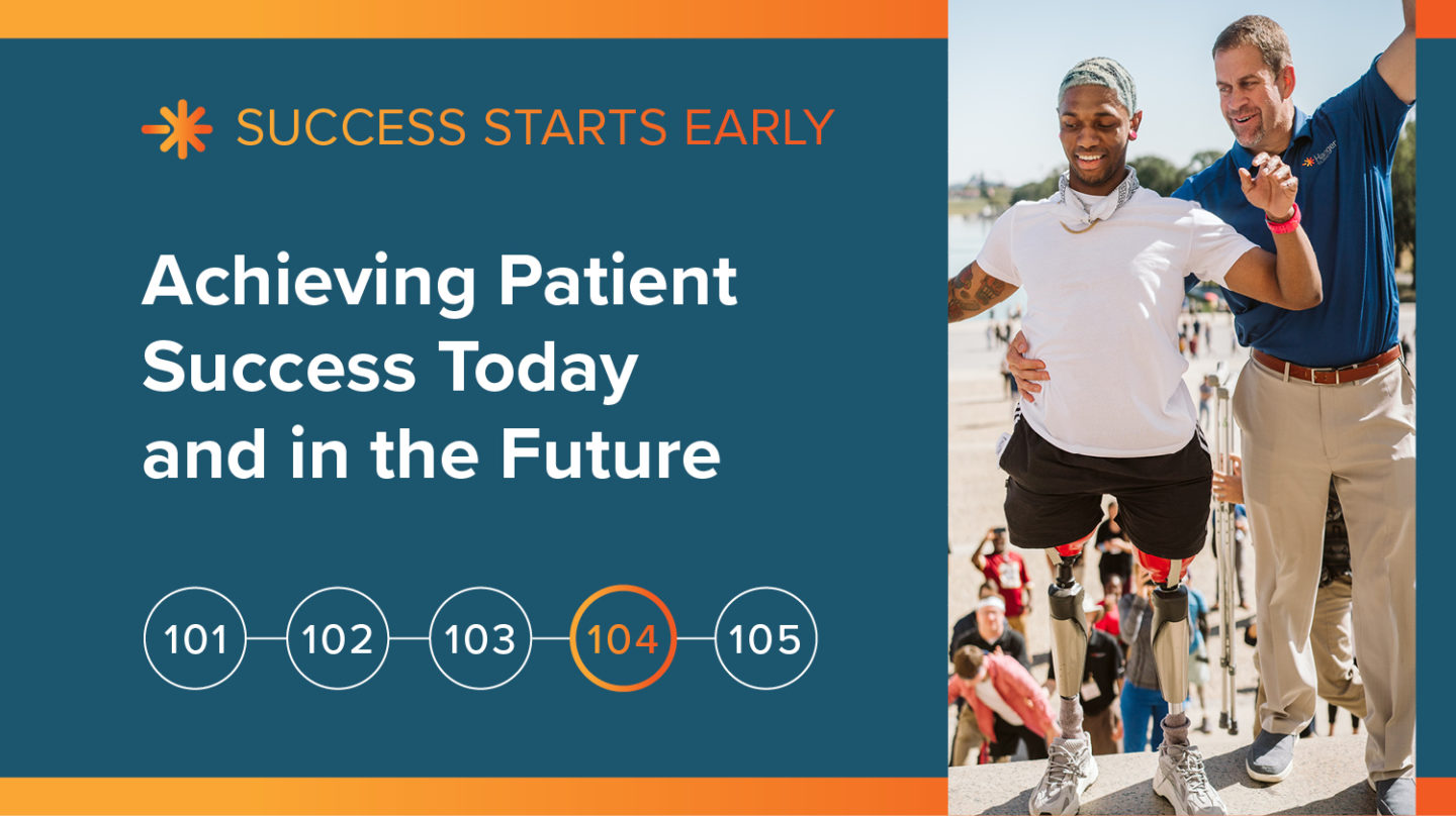 [Success Starts Early 104] Achieving Patient Success Today and in the ...