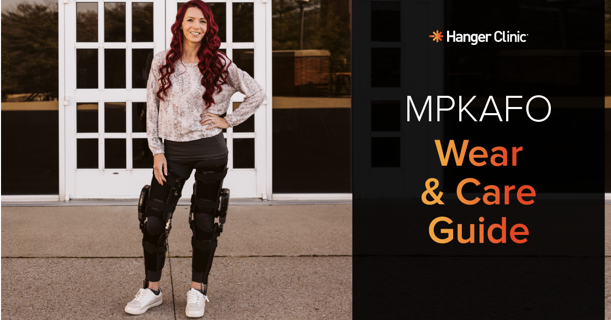 Microprocessor Knee-Ankle-Foot (MPKAFO) Wear and Care Guide | Hanger Clinic