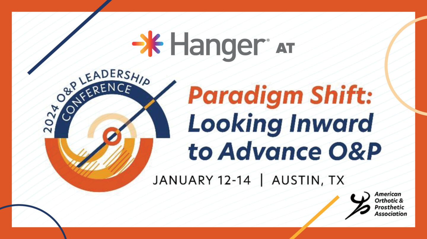 Upcoming Professional Events | Hanger Clinic